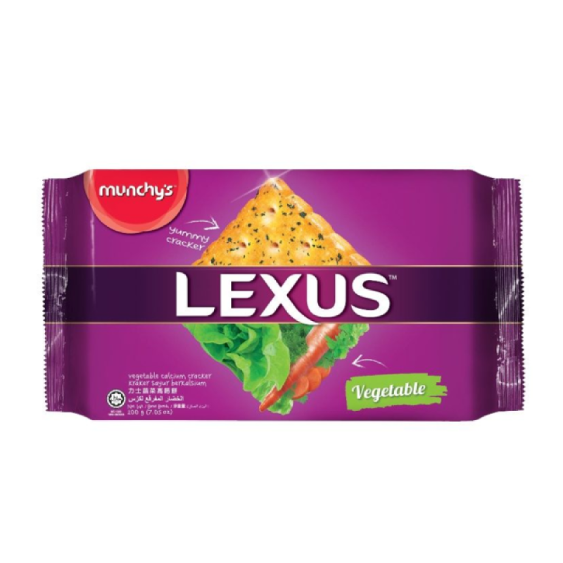 MUNCHY'S LEXUS VEGE CRACKER 200GM