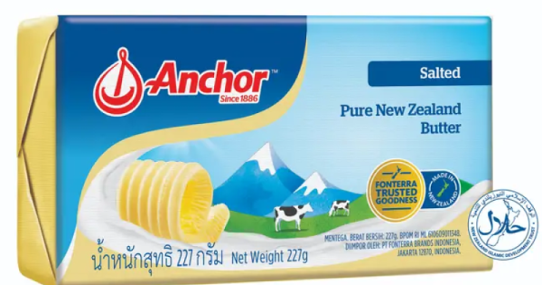 ANCHOR SALTED BUTTER 227G