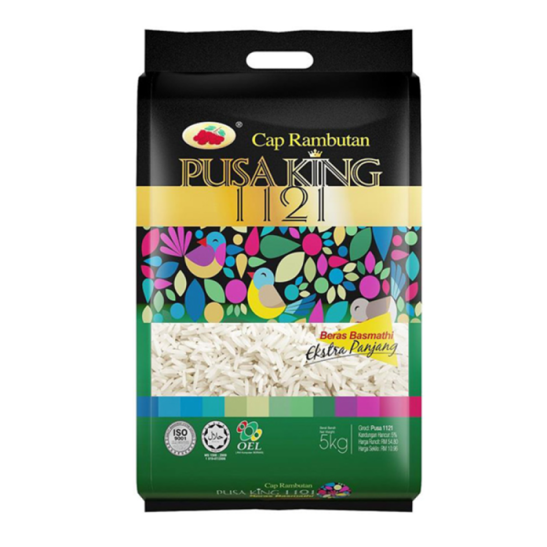 CAP RAMBUTAN BASMATHI PUSA KING 1121 5KG