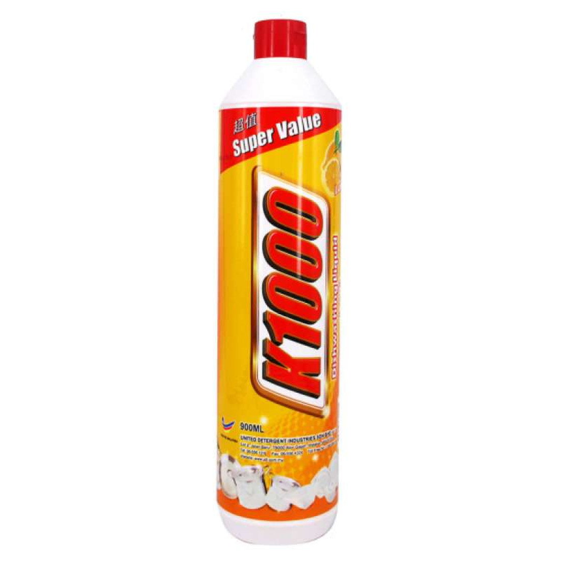 K1000 D/W LIQUID LEMON 900ML