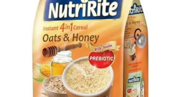 NUTRIRITE 4IN1 CEREAL OATS & HONEY 28GM*15