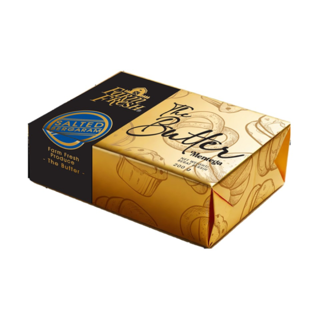 FARM FRESH SALTED BUTTER 200G