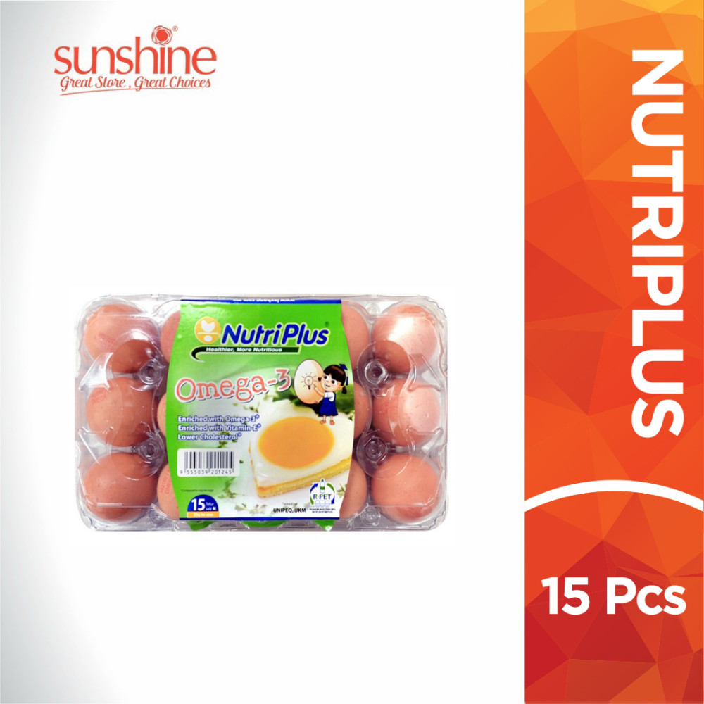 NUTRIPLUS OMEGA 3 EGG M 15S