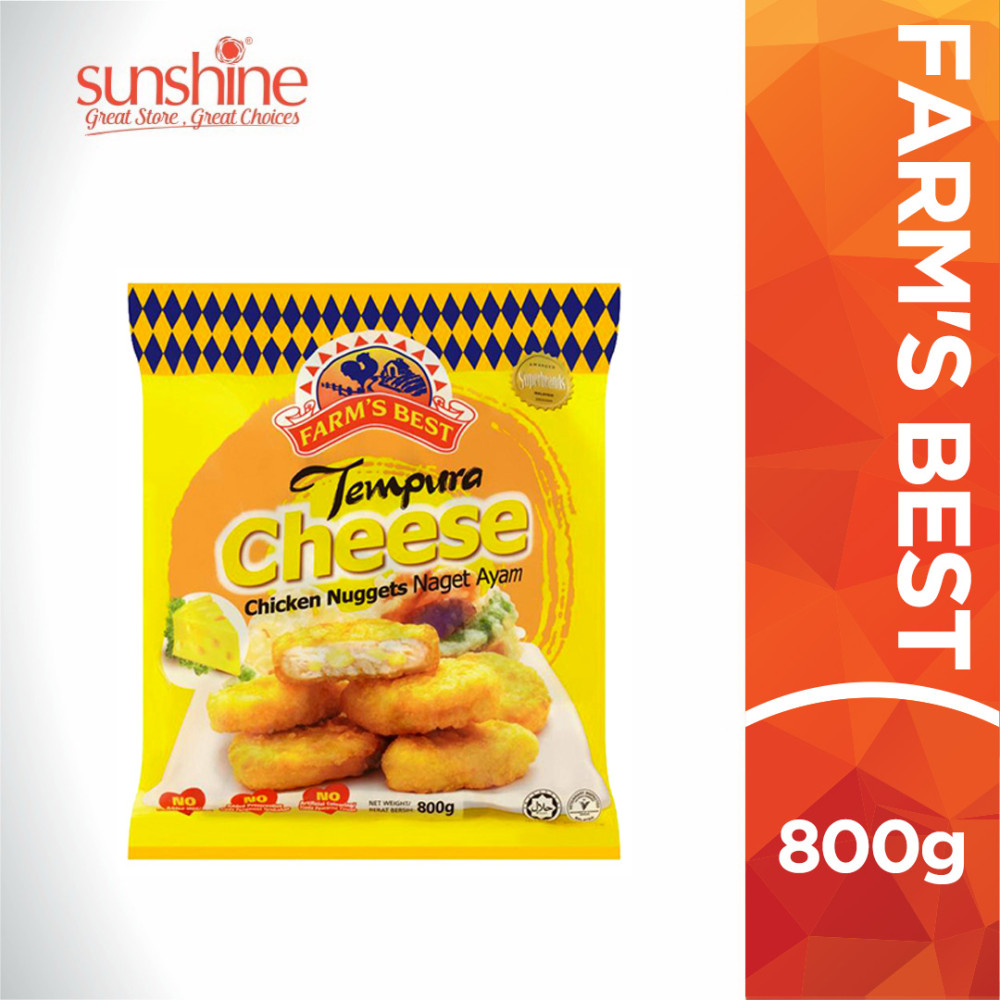 FARM'S BEST T/NUGGET CHEESE CHIC800G